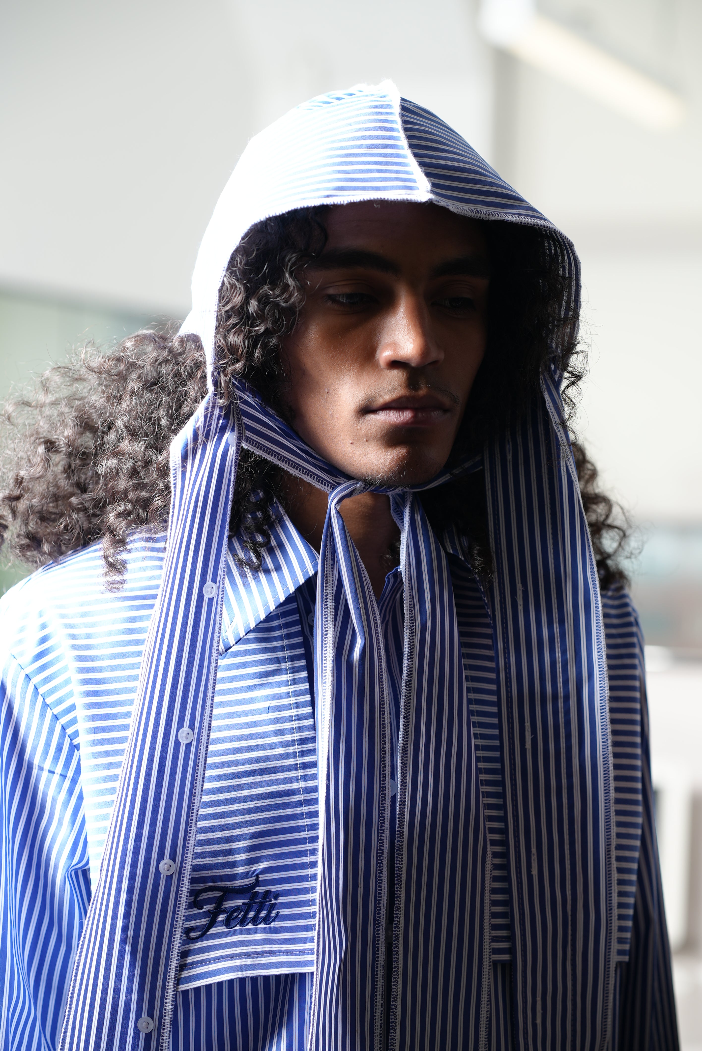 Button-up Durag (Blue) – FETTI New York